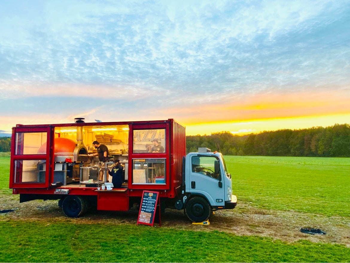 From the wood to the toppings we try to use as many local ingredients ...